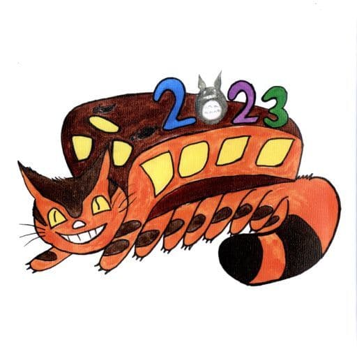 Neko Bus (exhibition main visual 2023) art-deli "My Neighbor TOTORO ...
