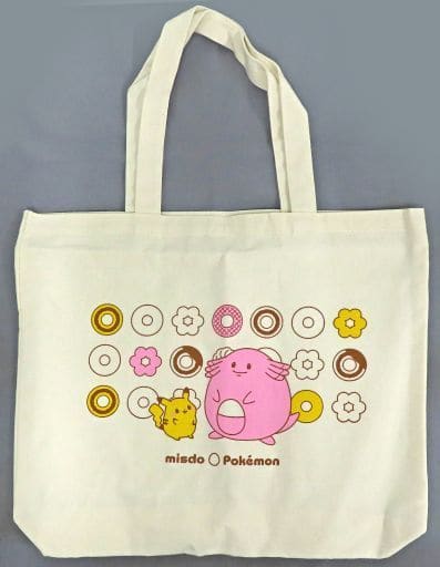[A la Carte] Pikachu & Lucky Tote Bag "Mister Donut x Pocket Monsters ...