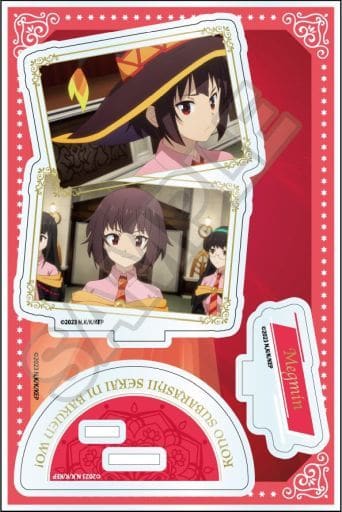 Megumin Acrylic Stand Jr. "爆焔 for this wonderful world!" | Goods ...