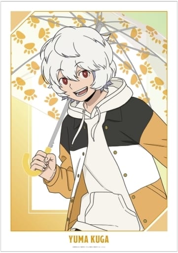 [New] A3 matte finish poster Kuga Yuma (rainy day outing ver.) drawing ...