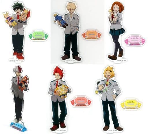 6-Type Set Acrylic Plate with Stand ~ Namco Campaign ~ "MY HERO ...