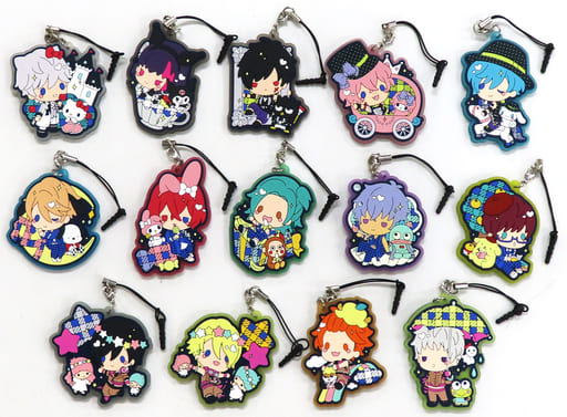 Strap 14-Type Set "B-PROJECT x Sanrio Character Claws Rubber Strap ...