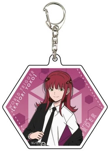 Yoko Katori "WORLD TRIGGER Acrylic Key Holder 15. Suit ver. 4th series ...