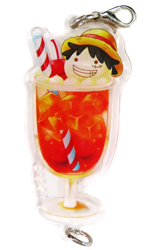 Key holder Monkey D. Luffy "ONE PIECE Hane a break! series Soda with ...