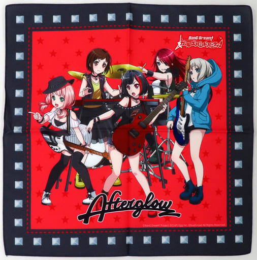 Afterglow crepe Style Furoshiki "bAng Dream! Girls' Band Party! × AEON ...
