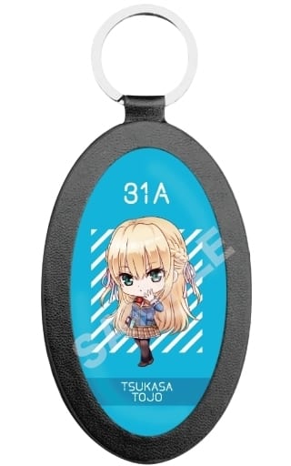 28. Tsukasa Tojo (Mini Character) leather key holder "Heaven Barnes Red ...