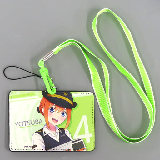 Wallet and pass case Nakano Yotsuba neck strap & Pass Case "JR Tokai x ...