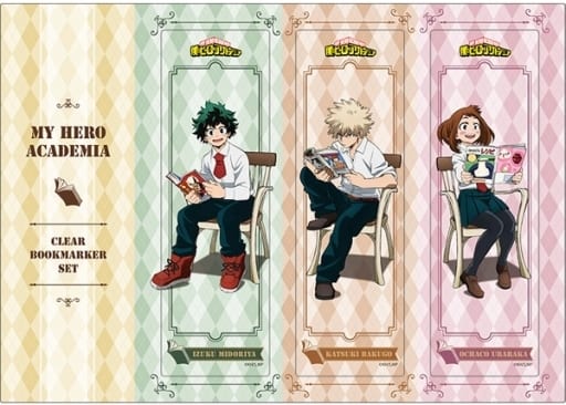 Book covers and bookmarks A Midori Tanidehisa & Katsuki Bakugo & Ochaco ...