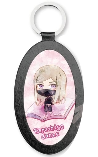 Key holder 11. Three 途春 Chiya Character Art Leather Key Holder "Tokyo ...