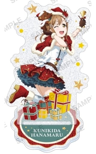 National Kida Hanamaru Aqours Christmas ver. Kirarin acrylic stand ...