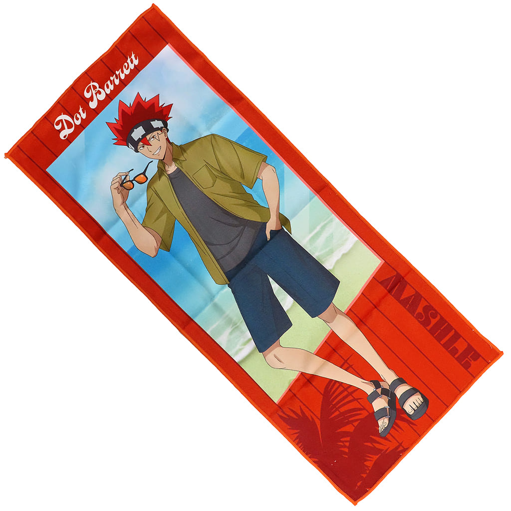 Dot Barrett face towel "Sega Lucky KUJI ONLINE Mashur -MASHLE -" B ...