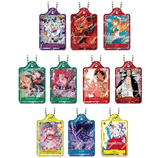 10-Type Set "ONE PIECE Card Game Metal Charm" | Goods / Accessories ...