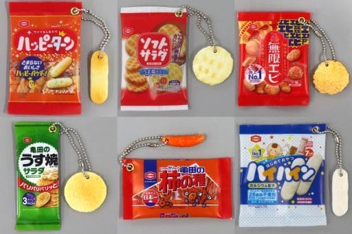 6-Type Set "Kameda Seika's Snack Keychain 2" | Goods / Accessories ...