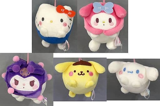 All 5 Types Set "Sanrio Character Drivers" Relax Mascot "Shuyu Mukyu ...