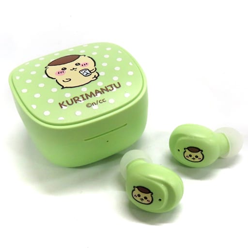 [Outer box, instruction manual, USB cable missing] Kurimanju Fully Wireless Earphone 3 "Chi-kawa ...