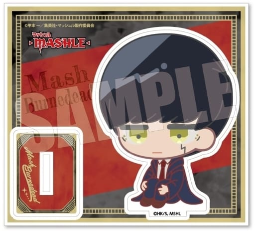 1) Mashed Burned Macchi ~ Acrylic Stand "Mashur MASHLE ~" | Goods ...