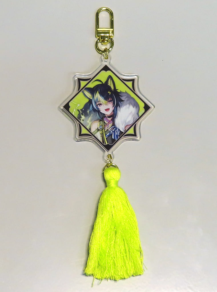 Aiha Acrylic charm with tassel "Virtual YouTuber Ni Ji-Ji-Ji-Yokai ...