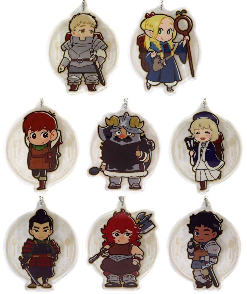 Key holder 8 Types Set Acrylic Key Chain "Delicious in DUNGEON" | Goods ...
