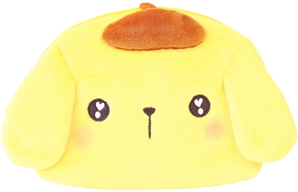 Bag Pomu Pomu Purin Plush toy Shell-shaped face pouch "Sanrio Character ...