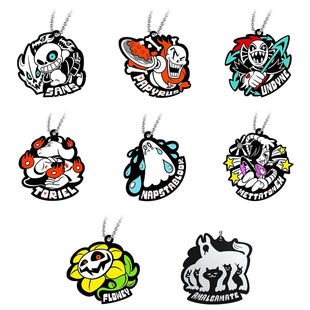 8-Type Set "UNDERTALE Capsule Rubber Mascot" | Goods / Accessories ...