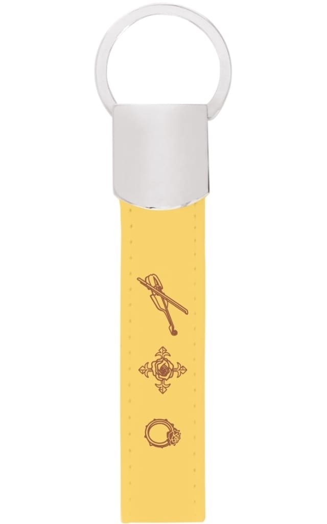 Synthetic Leather Key Holder with Golden Thread Sparrow Key Ring "Rozen ...