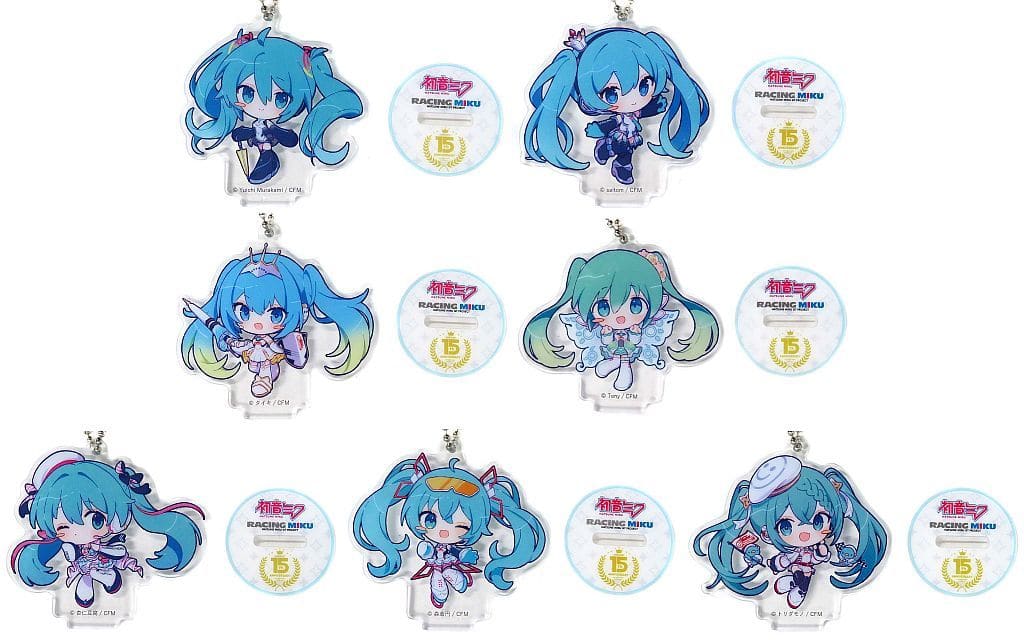 Key holder 7-Type Set "Hatsune Miku GT Project Acrylic Key Chain Vol. 1 ...