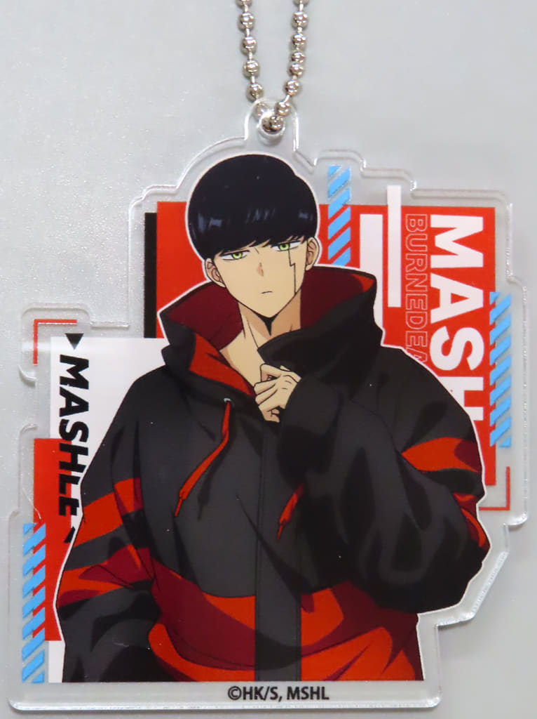 Mash Burned Acrylic Key Holder "Wakkudoki KUJI Mashur -MASHLE - Street ...
