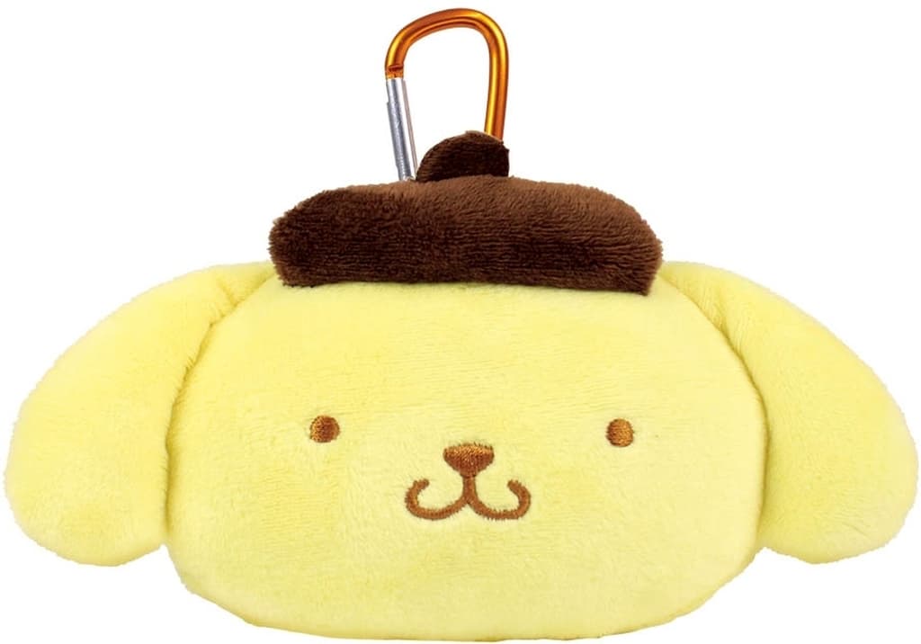 Plush toy Zipper Mascot "Sanrio Character Kalabina" with Pom-Pom-Poms Purin Mascot. | Goods ...