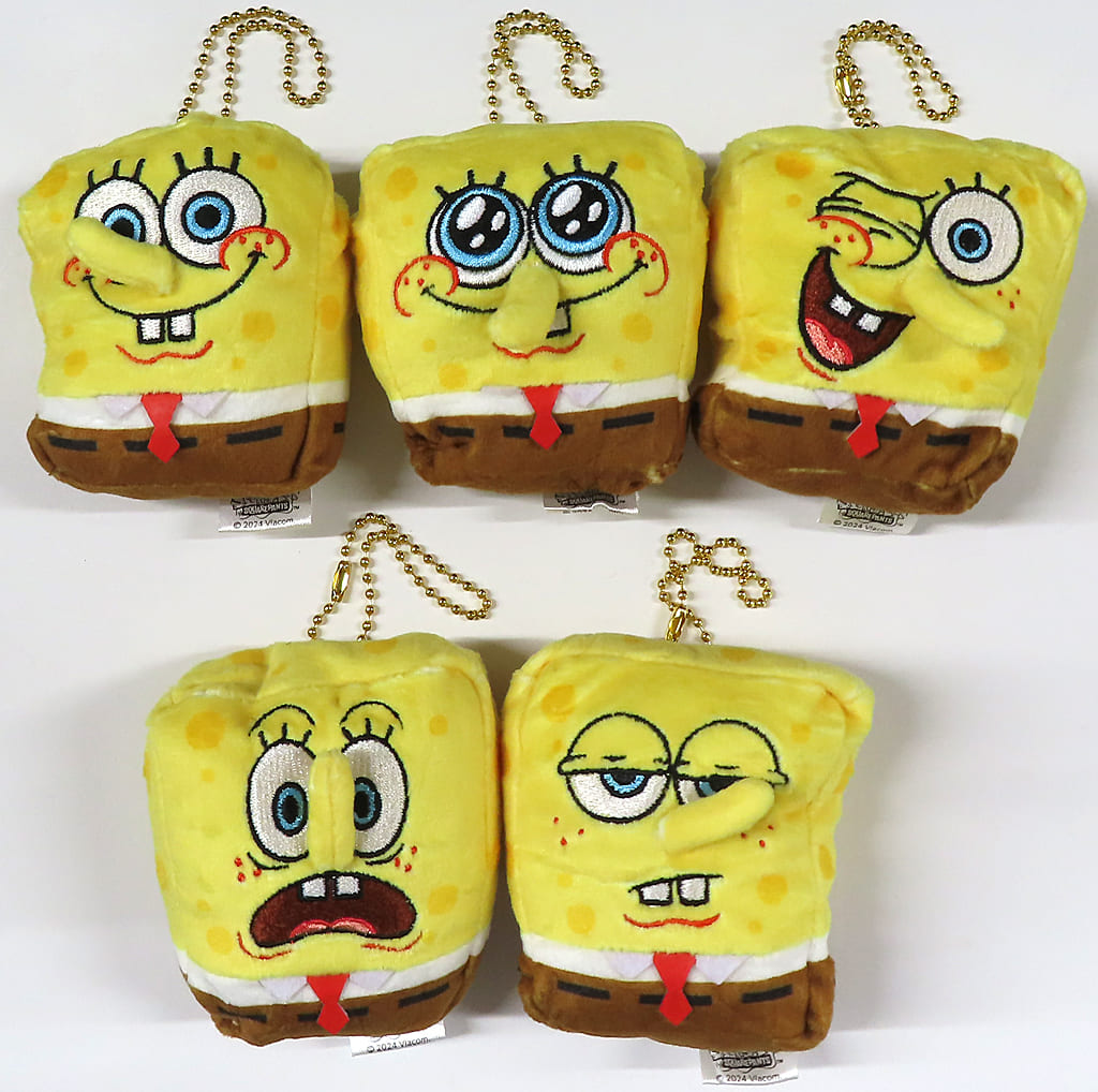 5-Type Set "SpongeBob Plush toy Key Holder" | Goods / Accessories ...