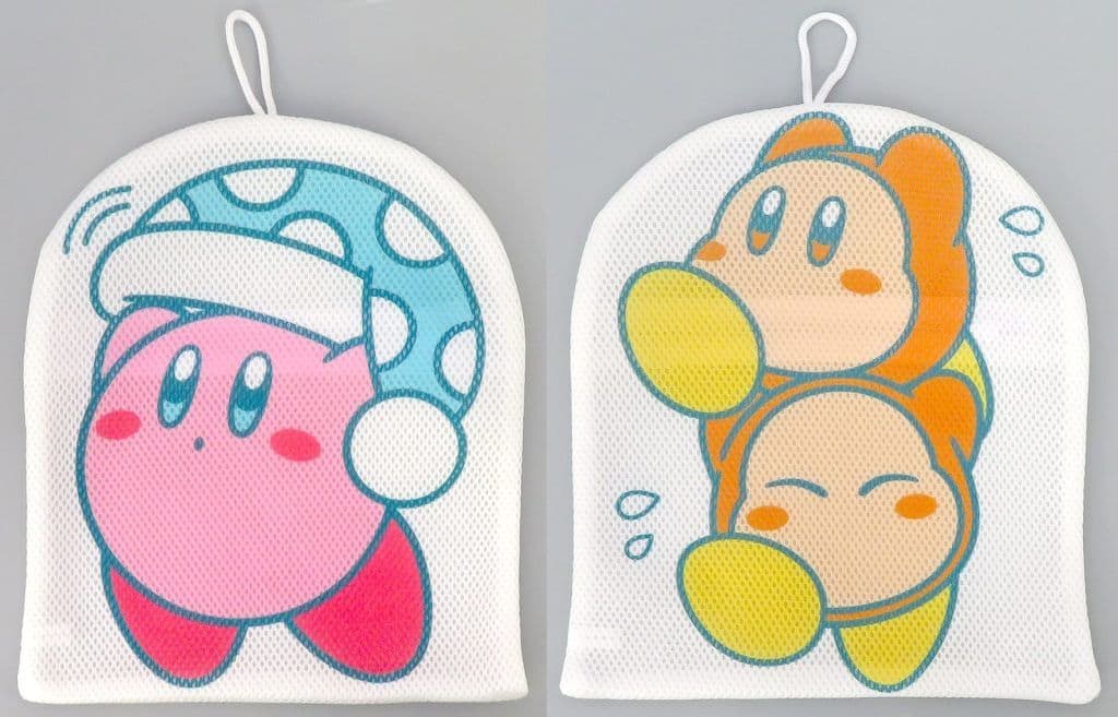 All 2 Types of Set Together ☆ Laundry Net "Ichiban KUJI Hoshi-no Kirby ...
