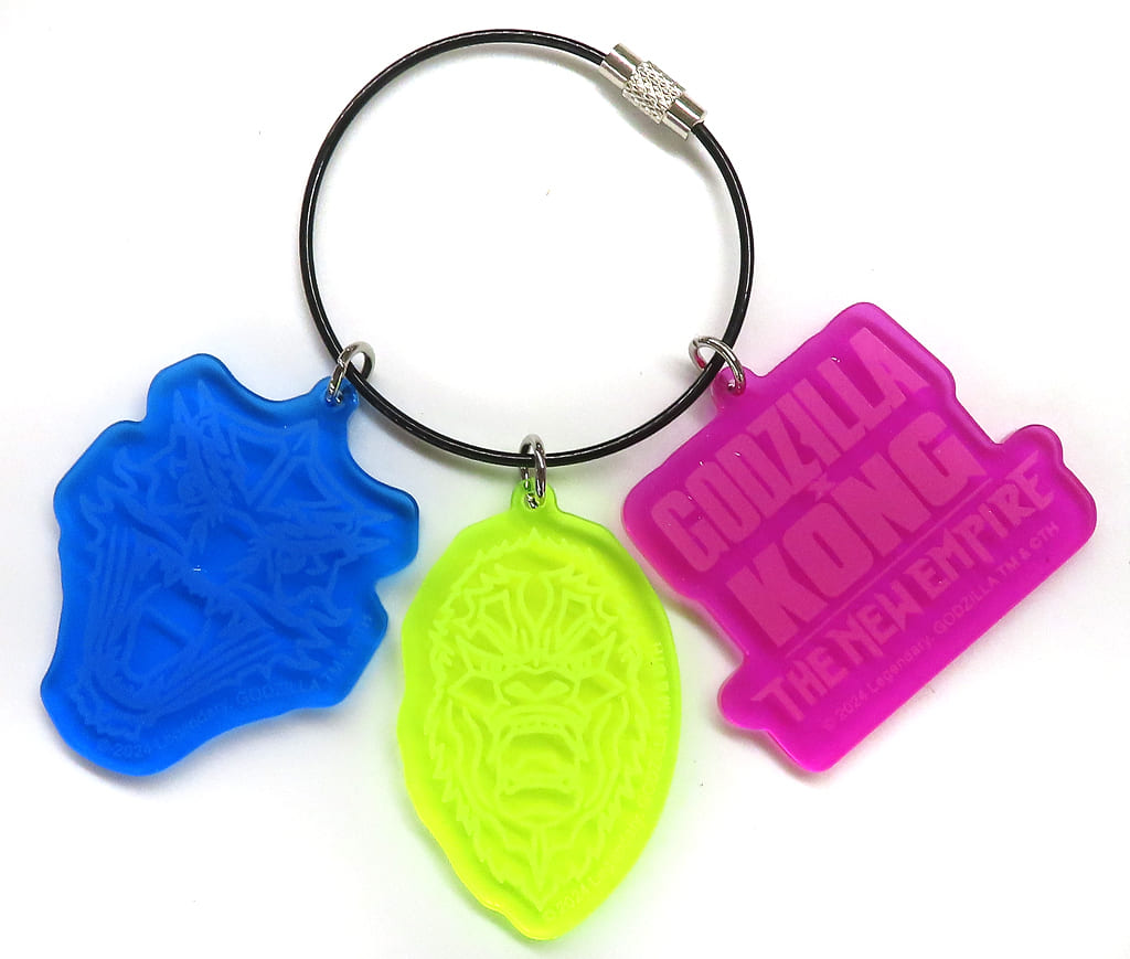 Logo Phosphorescent Print Key Holder "Movie Godzilla x Kong New Empire ...