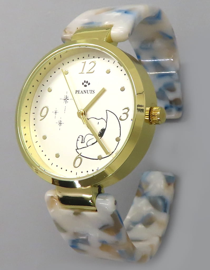 Snoopy (Blue) Acrylic Bangle Watch "PEANUTS" | Goods / Accessories ...