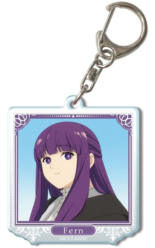 Design 15 (Fern / C) Acrylic Key Holder Ver. 2 "Funeral Freeren ...