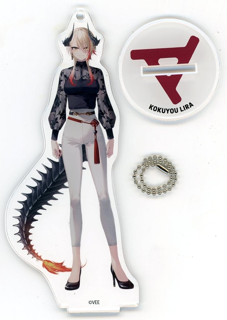Black YouTuber Welcome Acrylic Stand "Virtual YouTuber VEE" | Goods ...