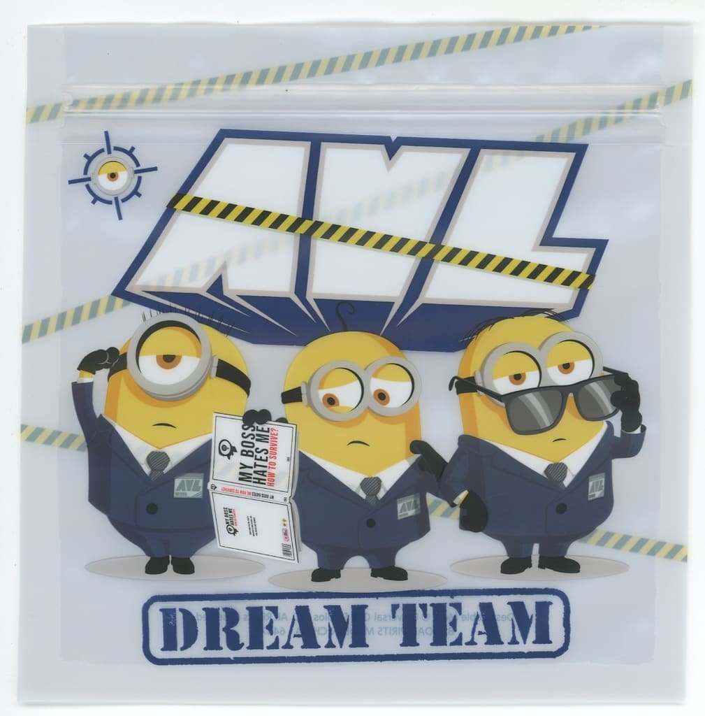 Dream Team Zipper Bag (4-Pack Set) "Ichiban KUJI 『 Kaito Group's Minion ...