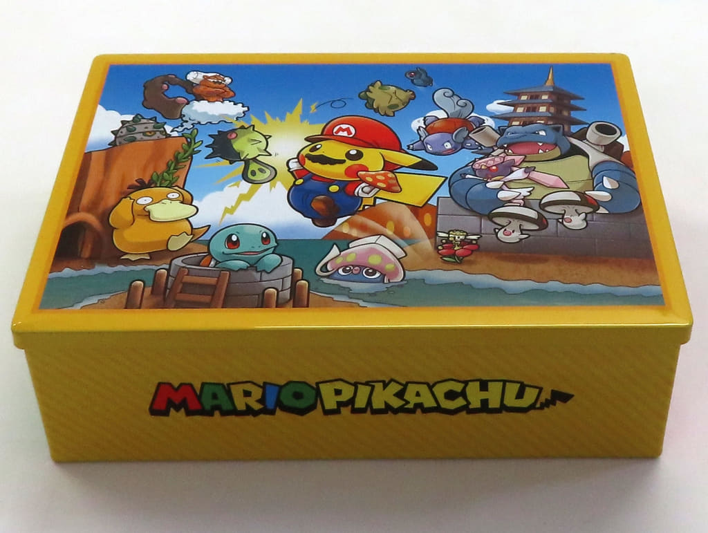 [Damaged Items] Can Case (Roll Cookie) "Super Mario × Pocket Monsters ...