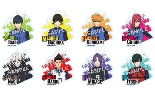 [Box] Blue Lock Acrylic Key Holder | Goods / Accessories | Suruga-ya.com