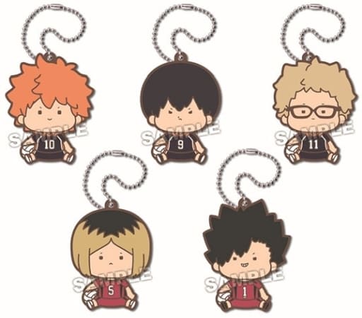 [Box] Chabi Chabi Haikyu! rubber key ring | Goods / Accessories ...