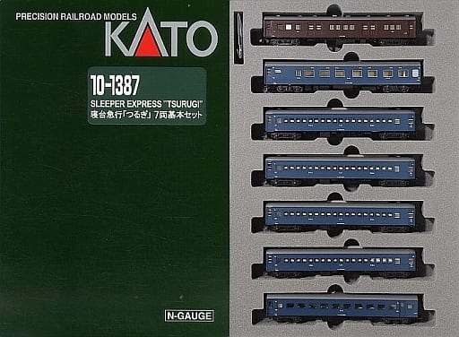 Railway model 1/150 express train sleeping car Tsurugi 7-Ryo Basic Set [10-1387] | Toy Hobby ...