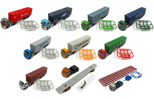 Railway model Set of 10 Types 1/150 「 The Trailer Collection 3 rd ...
