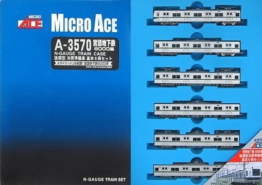1/150 Teito Rapid Transit Authority Series 6000 : Basic 6-Car Set for Late-Stage Air ...