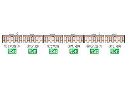 1/150 209 1000 series commuter train Chuo Line 6-car extension set ...