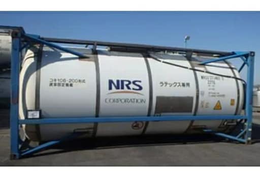 Railway model 1/150 ISO 20 ft Tank Container NRS Corporation, 2 Pieces ...