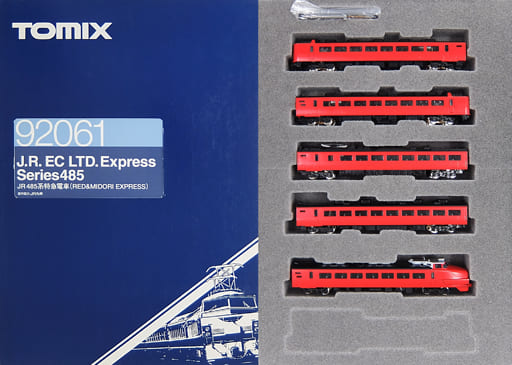 Railway model [Wrong contents] 1/150 JR 485 Series Limited Express RED & MIDORI EXPRESS (car set ...