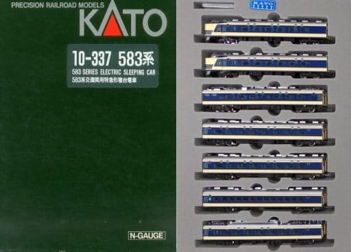Railway model 1/150 Series 583 AC/DC Limited Express Sleeper Train 7-Car Set [10-337] | Toy ...