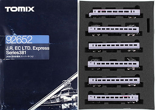 [Damaged Box / Translated Item] 1/150 JR 381 Series Limited Express Super Yakumo 6-car Set ...
