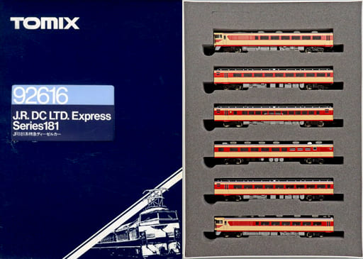 Railway model 1/150 JR 181 Series Limited Express diesel car (6-car set) [92616] | Toy Hobby ...