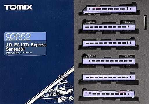 Railway model 1/150 JR Limited Express Series 381 Super Yakumo 6-Car Set [92652] | Toy Hobby ...
