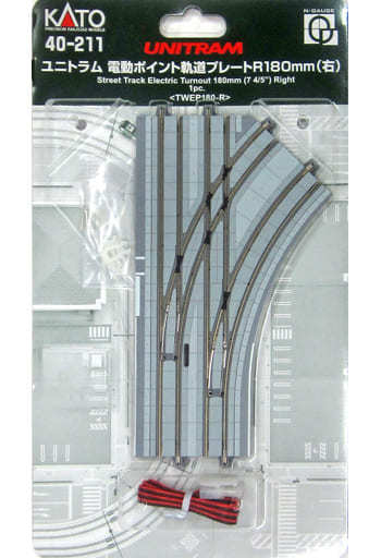 Railway model [Accessories Missing] 1/150 Unitron Electric Point Raceway Plate R180mm (Right ...
