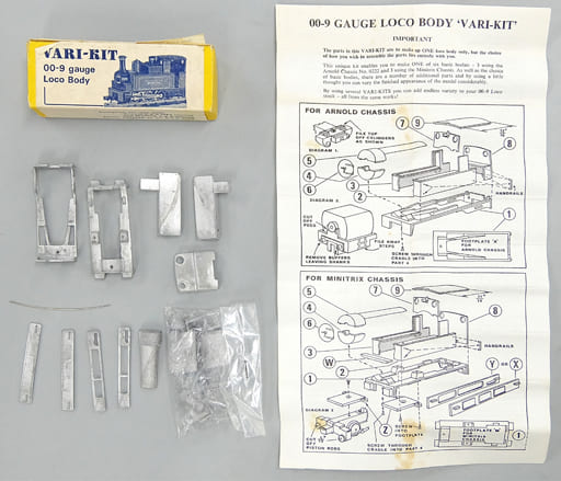OO-9 Loco Body "VARI-KIT" - Loco Body VARI KIT - Assembly Kit | Toy ...